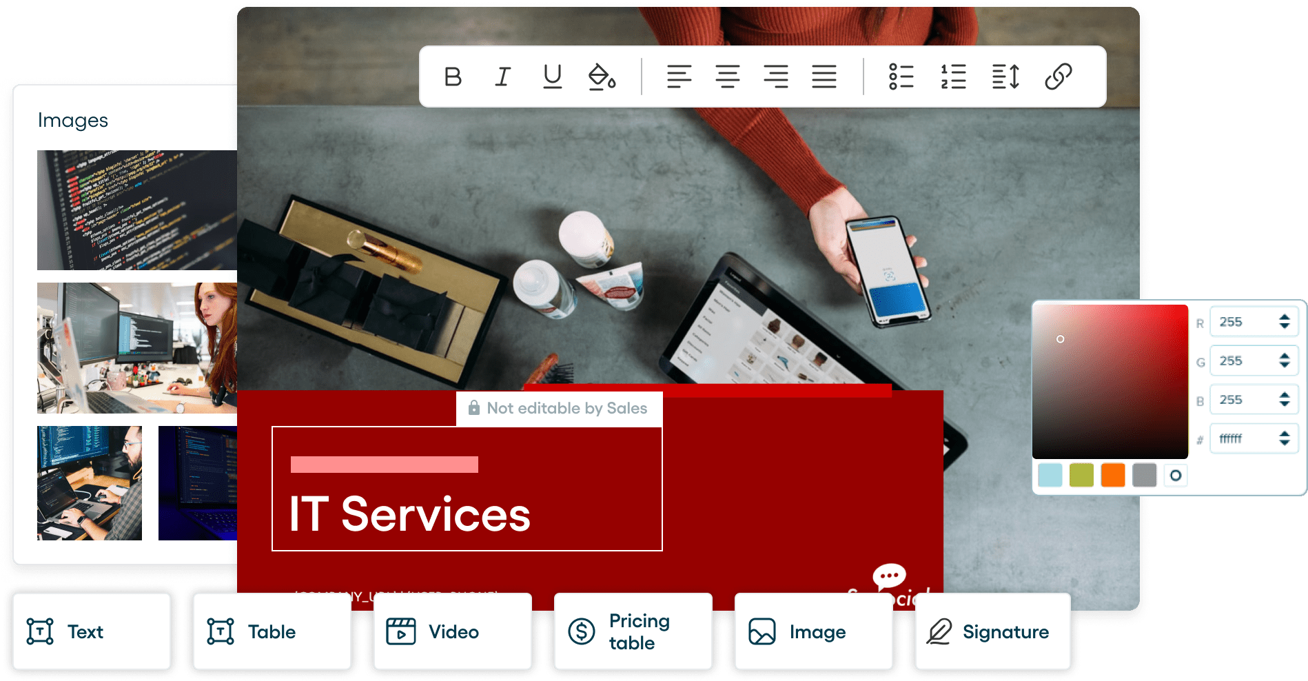 Proposal Software for IT and Software Solutions | Proposify